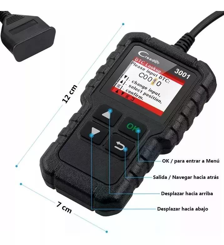 Escaner Automotriz Launch Creader 3001 Obd2 Scanner Multimar - Imporchile