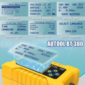 Batería Scanner Bt380 - Autool - Imporchile