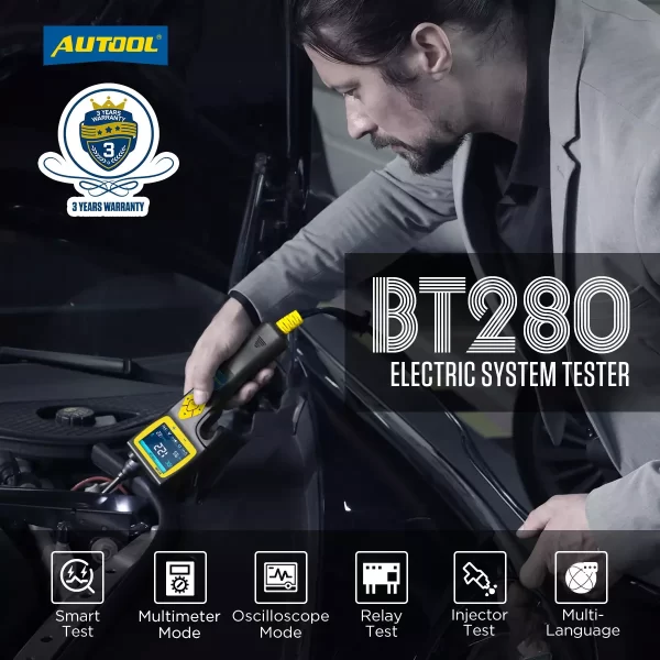 Probador de circuito eléctrico BT280 - Autool - Imporchile